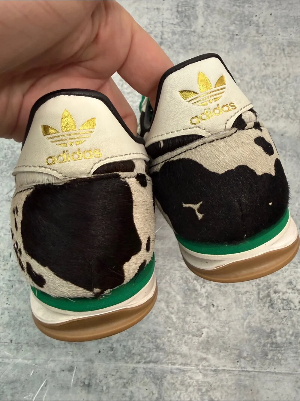adidas | Shoes | Adidas Sl 72 Cow Print Sneakers 8 | Poshmark